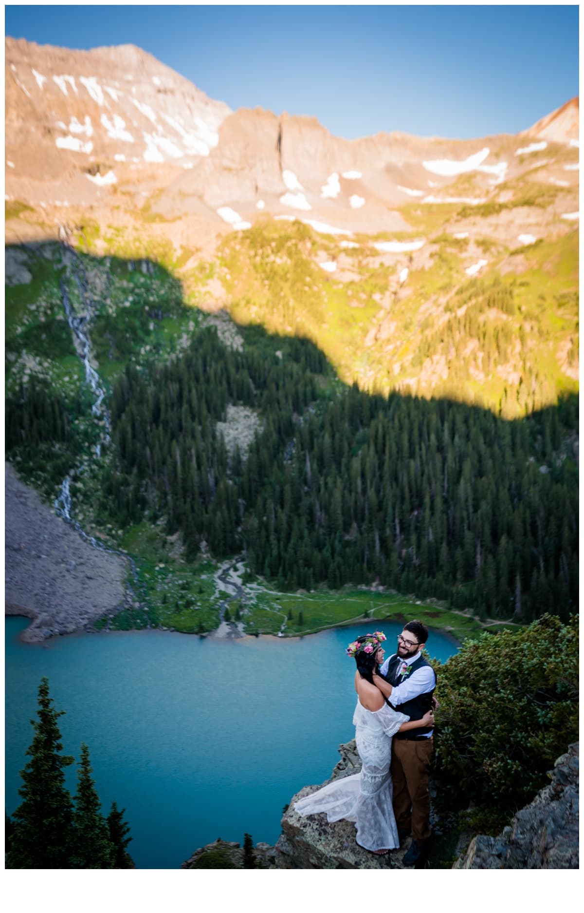 Colorado Hiking Elopement Photographer | Blue Lakes in Telluride